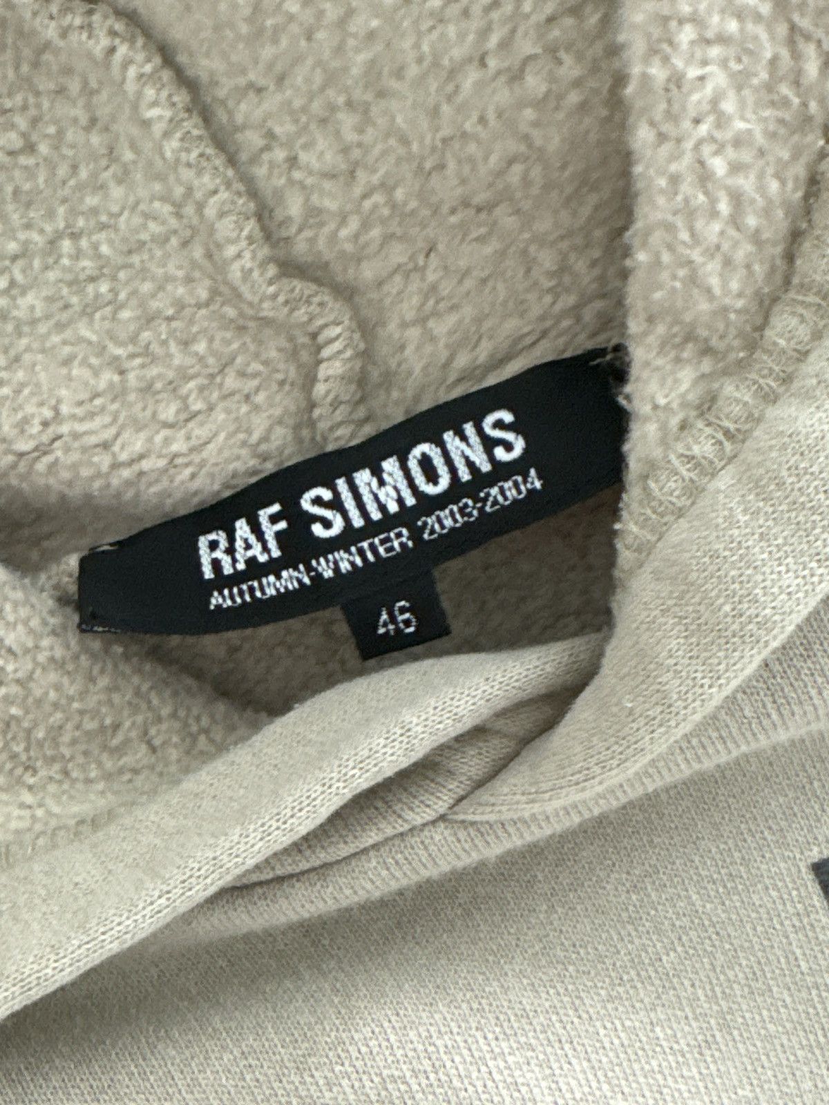 Raf Simons Raf Simons A/W03 “New Order” Hoodie | Grailed