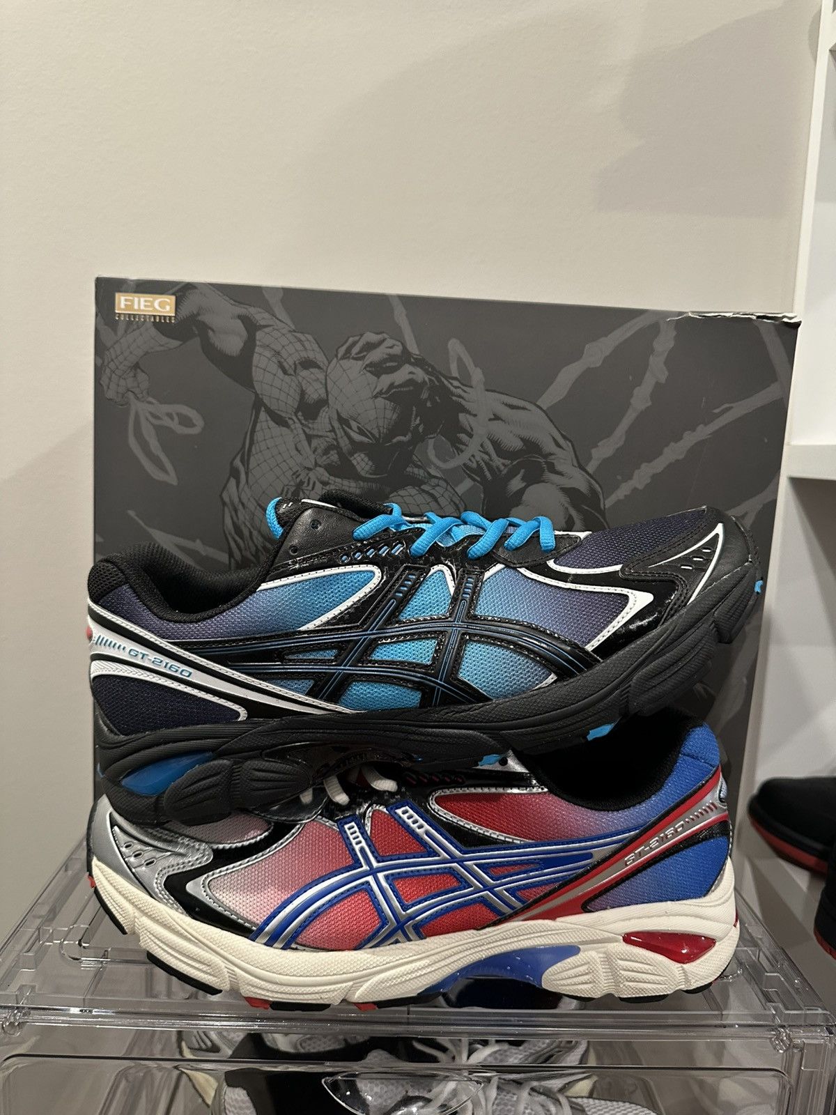 Asics × Kith × Marvel Comics Asics x Kith x Marvel GT-2160 Spiderman ...