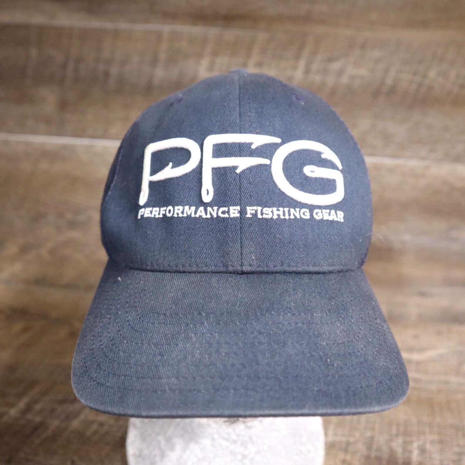 Vintage Columbia PFG Blue Mesh Snap Back Hat Cap Fishing Adult Size ...