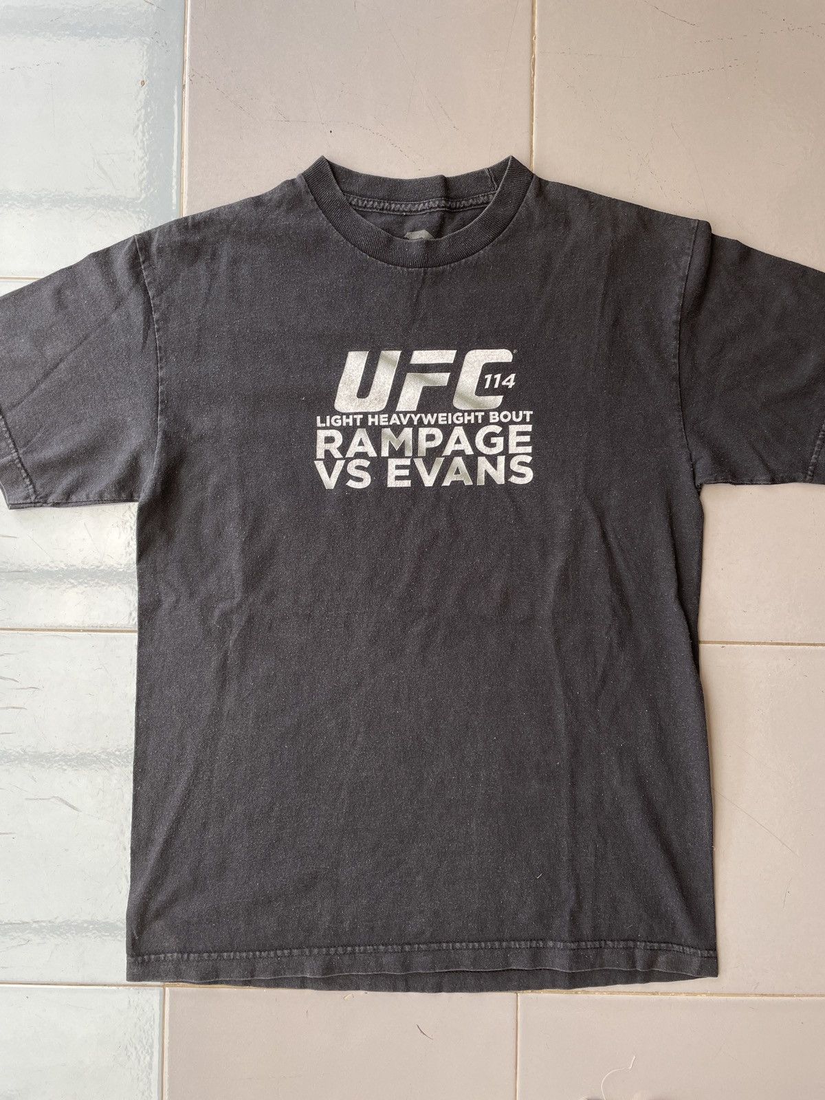UFC × WWE × WWF RAMPAGE VS EVANS UFC SHIRT | Grailed