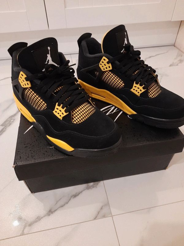 Jordan Brand × Streetwear Air Jordan 4 yellow thunder | Grailed