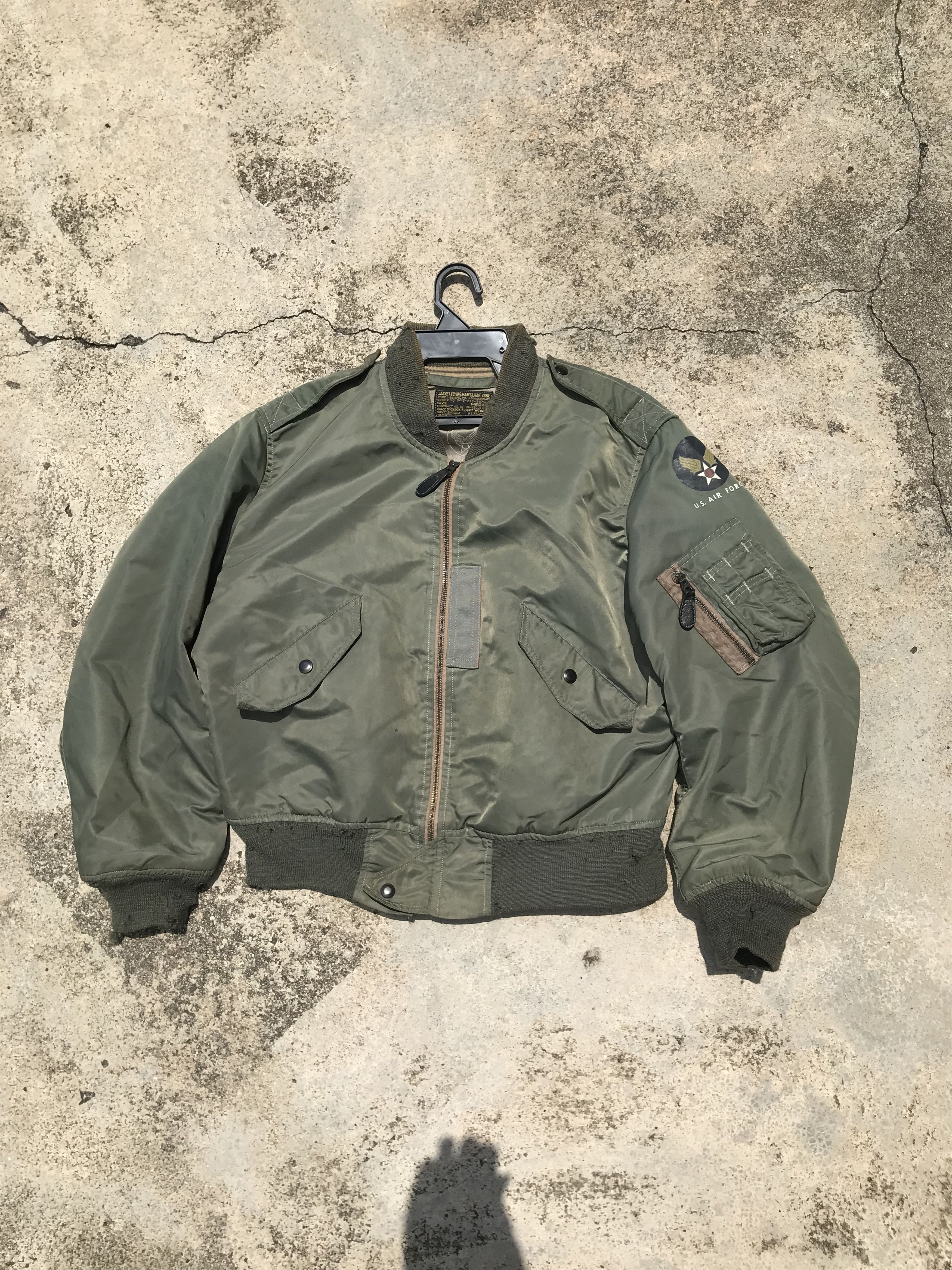 Buzz Rickson's × Military × Vintage Buzz Ricksons MA-1 Flight Jacket ...