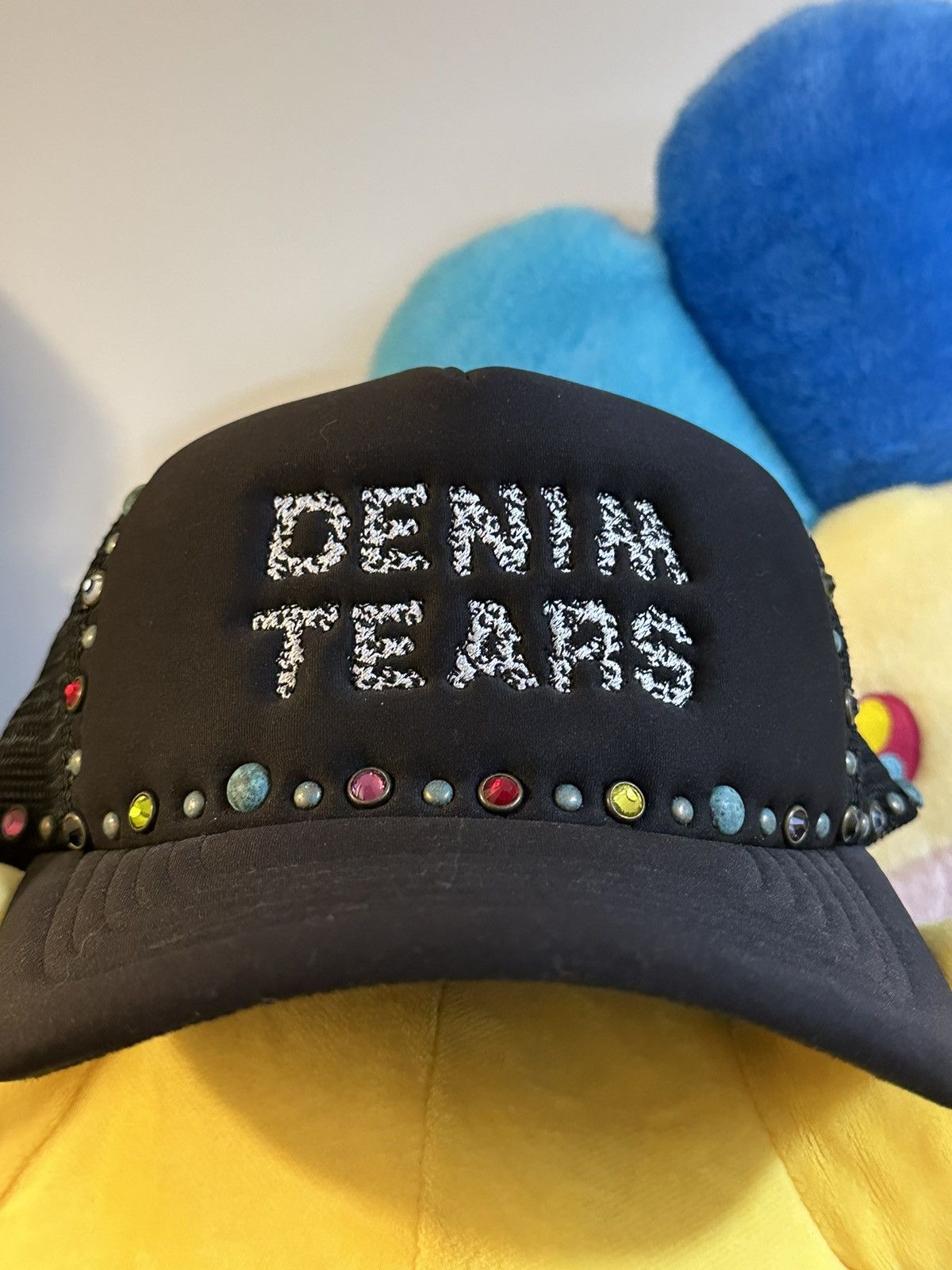 DENIM TEARS Denim Tears Rhinestone Strapback | Grailed