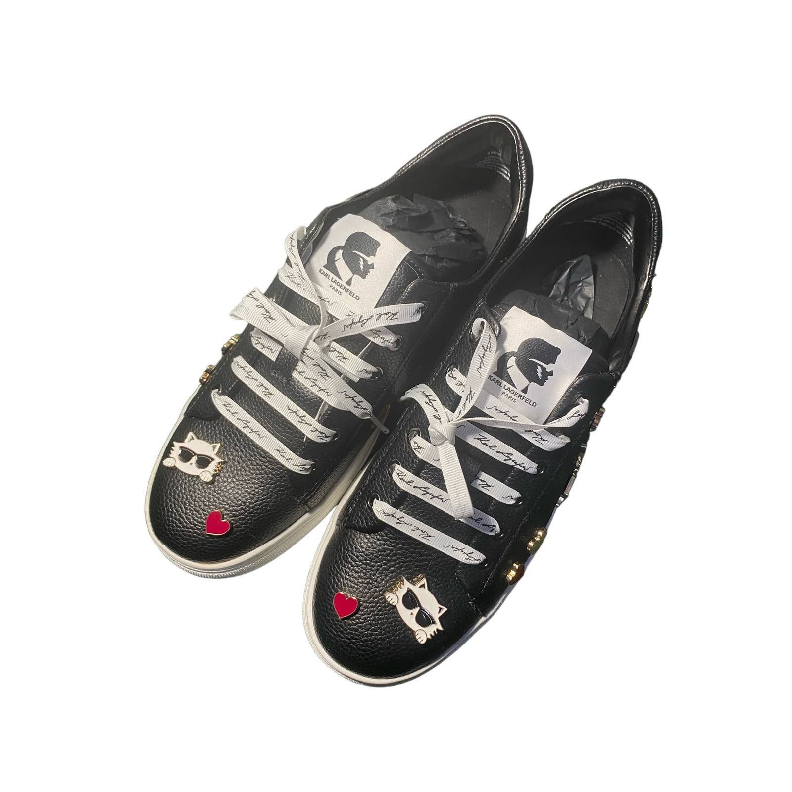 Karl Lagerfeld Karl Lagerfield Cate Pins sneaker black US 9.5B NWOT ...