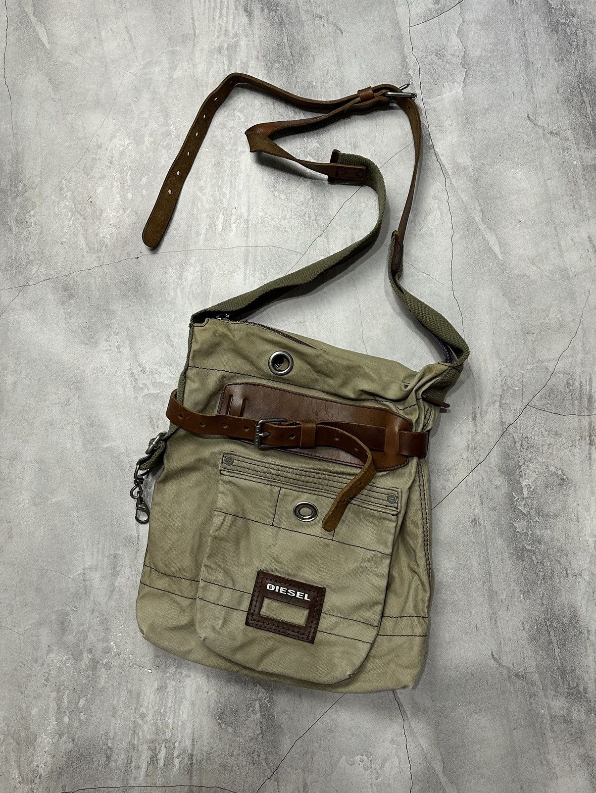 Diesel Diesel cargo messenger bag | Grailed