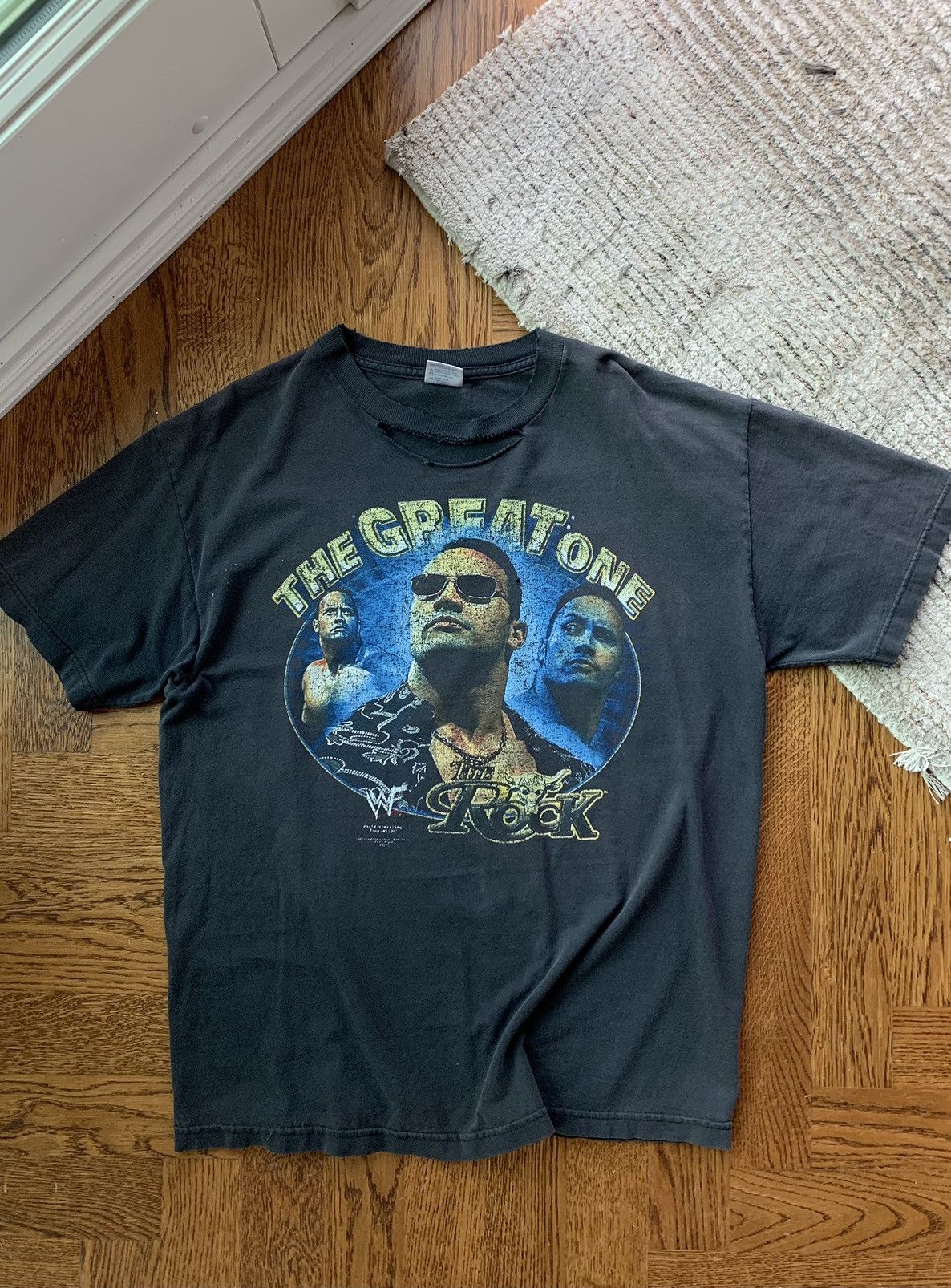 Vintage 90s WWF The Rock “The Great One” Vintage WWE Wrestling Tee ...