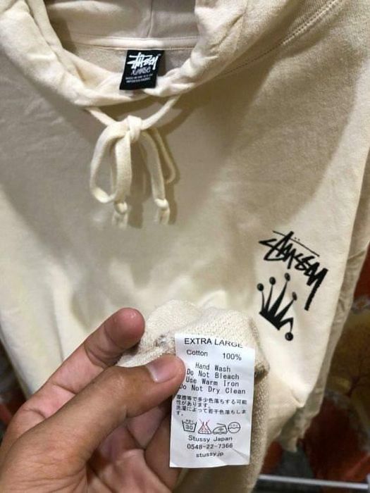 Stussy 💥rare💥 Stussy tribe front and back big logo sweathoodie | Grailed