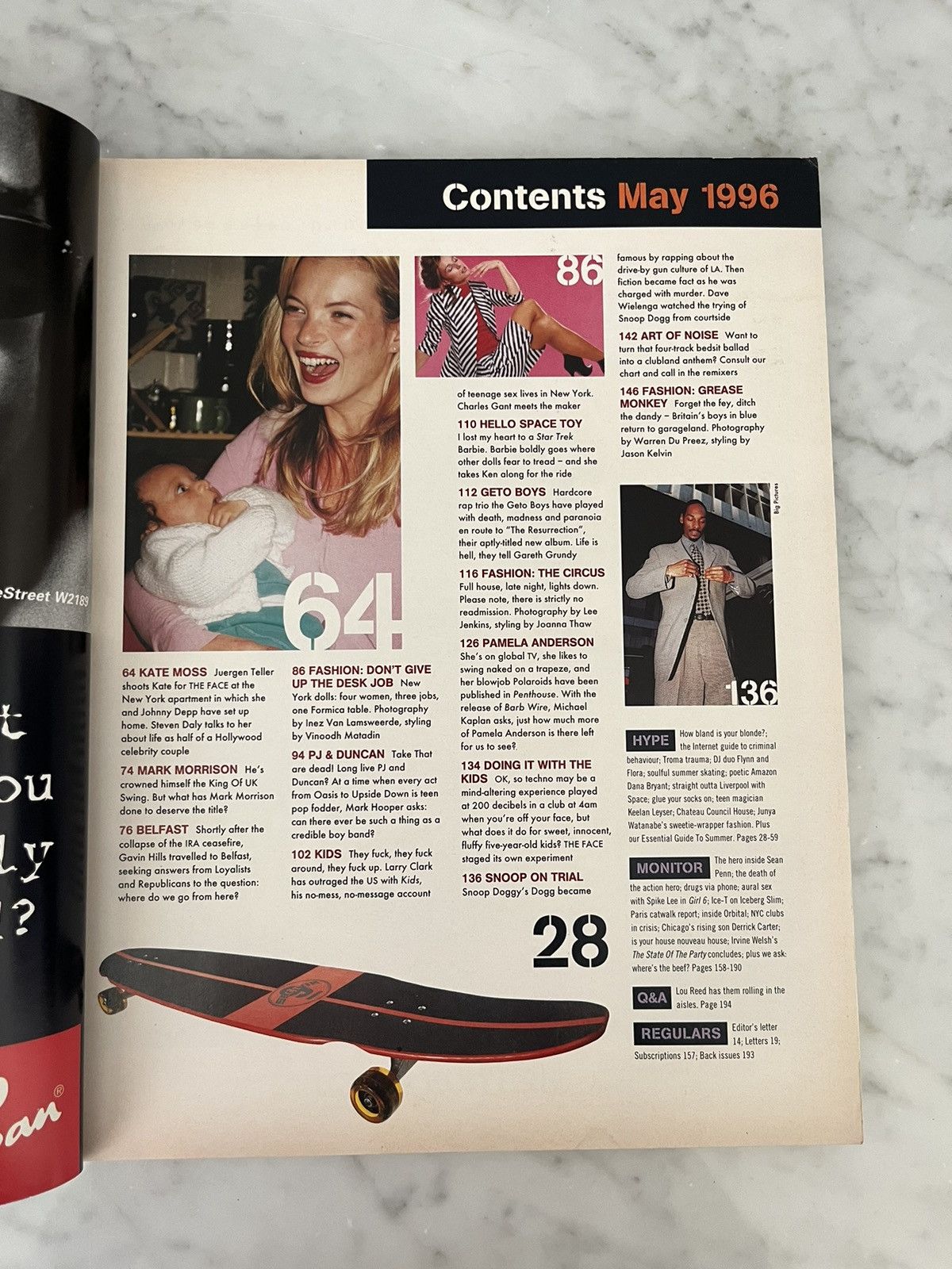 Vintage THE FACE MAGAZINE MAY 1996 / VOLUME 2 NUMBER 92 | Grailed