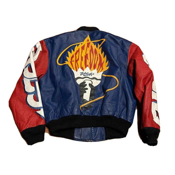 Michael Hoban MICHAEL HOBAN WHEREMI FREEDOM TORCH LEATHER JACKET HOBO ...