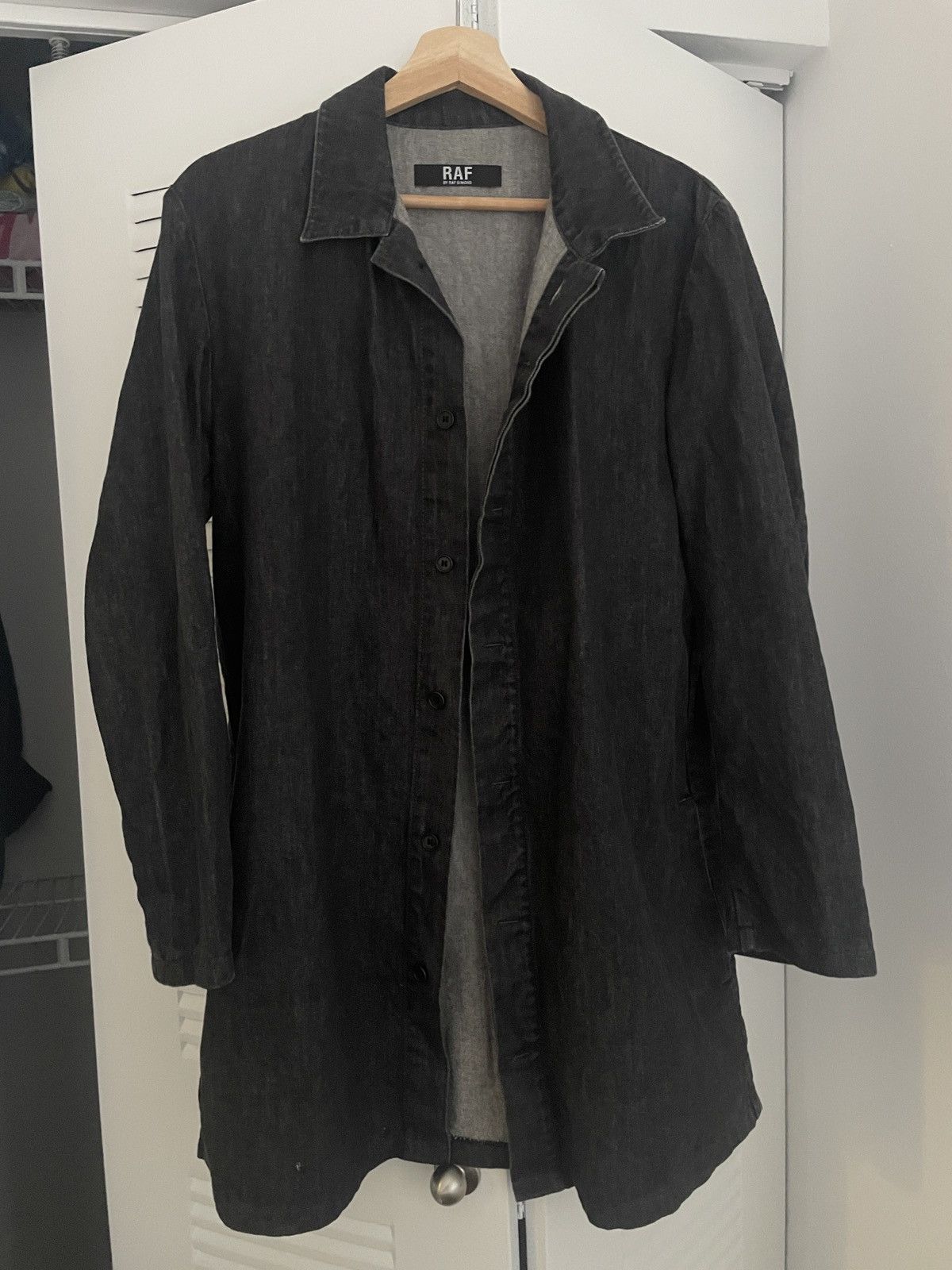 Raf by Raf Simons Raf by RAF Simons SS06 Long Denim Jacket | Grailed