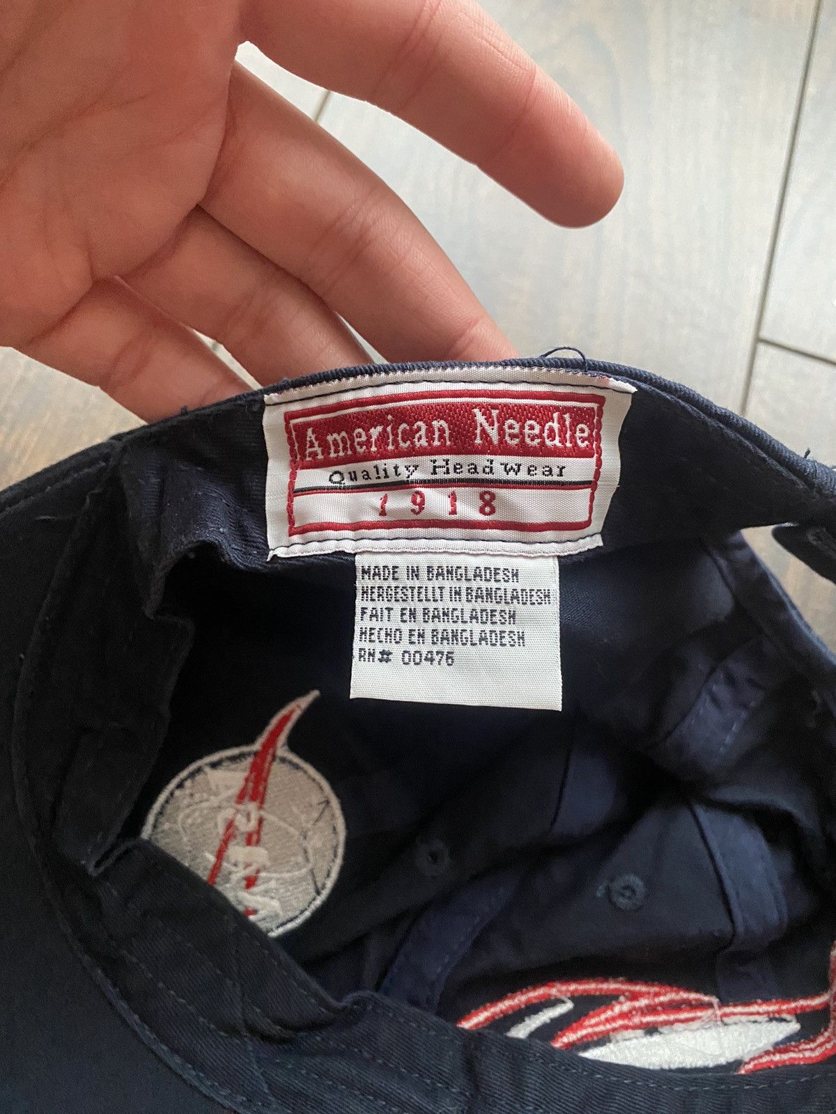 American Needle NASA rare hat cap black | Grailed