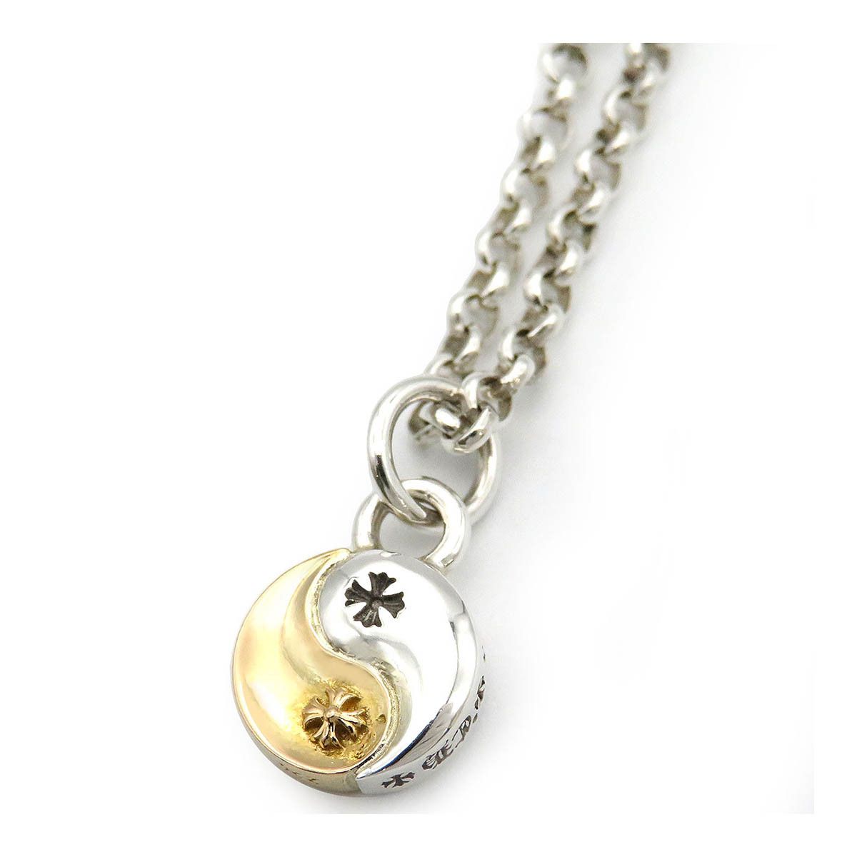 Chrome Hearts Chrome Hearts Ying Yang Small Necklace - 18 inch | Grailed