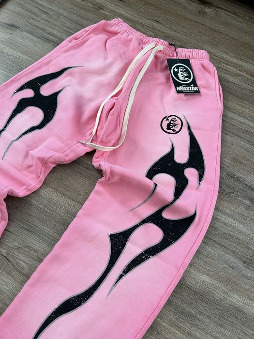 HELLSTAR Hellstar Pink (Glitter) Sweatpants | Grailed