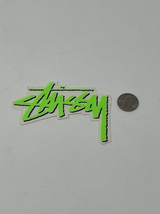 Stussy *1980’s RARE VINTAGE STUSSY OG GREEN SCRIPT LOGO STICKER | Grailed