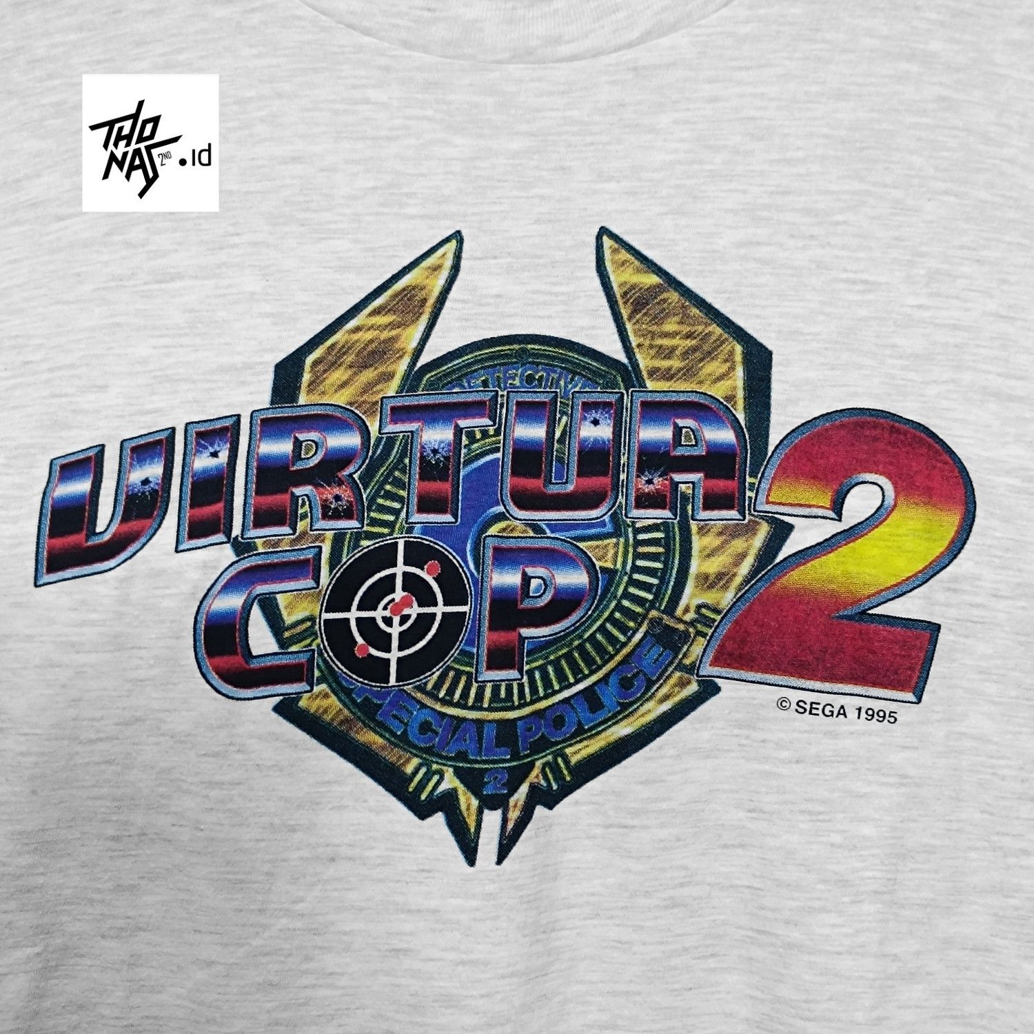 Vintage Rare Vintage 90s Virtua Cop 2 SEGA Promo Shirt | Grailed
