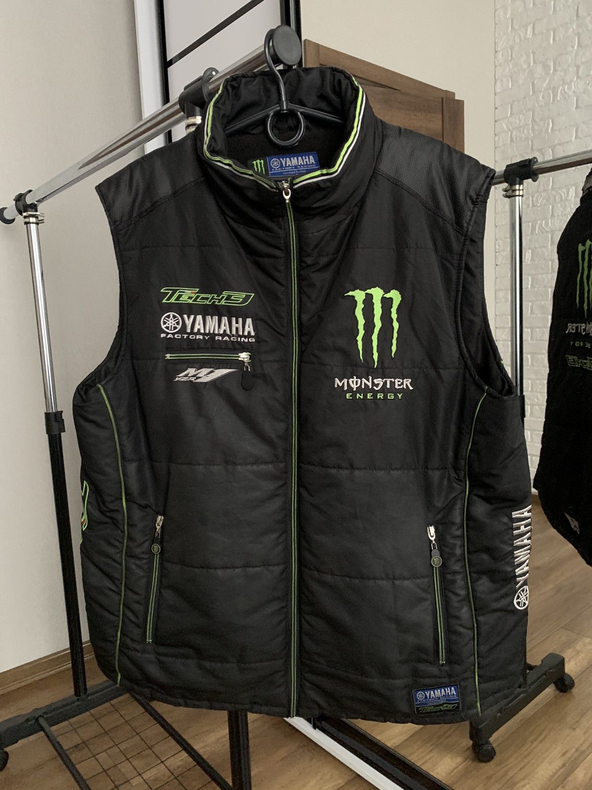 Racing × Vintage × Yamaha Yamaha Vintage Monster Energy Racing Vest ...