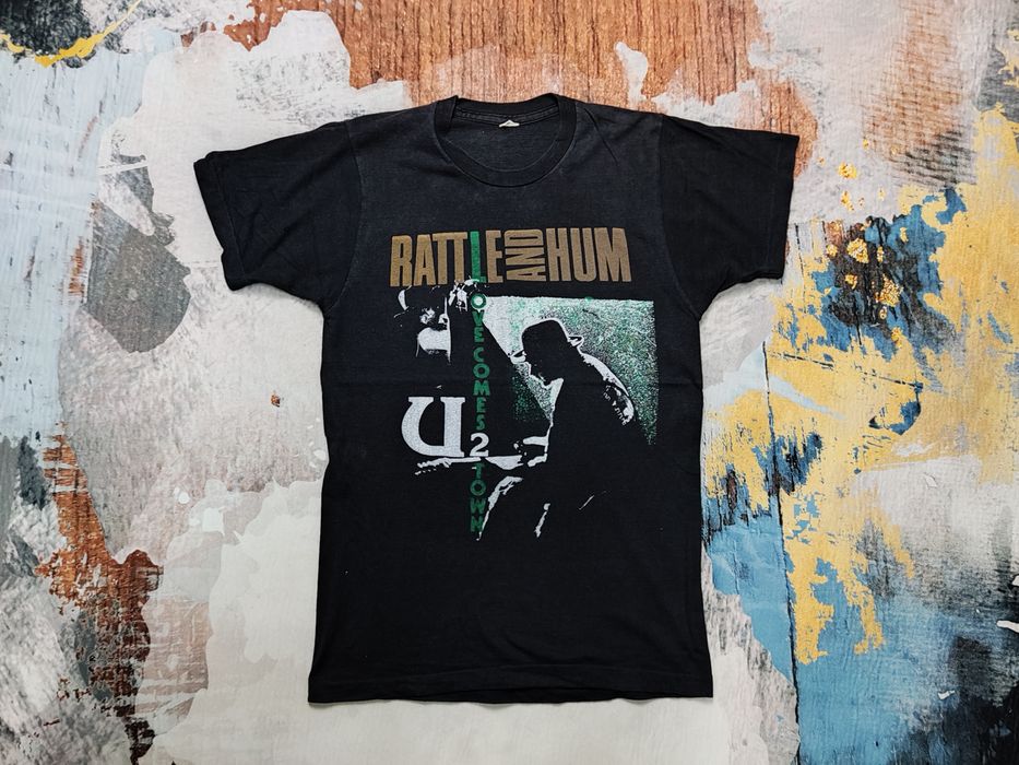 Vintage Vintage U2 Rattle and Hum graphic t shirt | Grailed