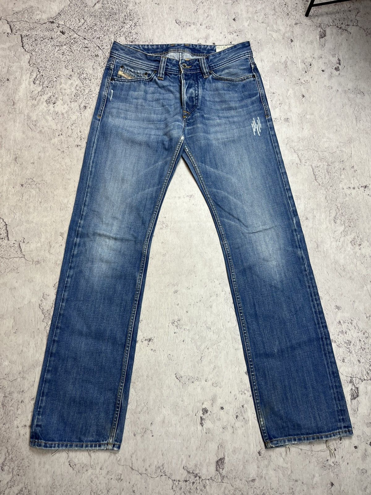 Avant Garde × Diesel × Streetwear DIESEL VIKER WASHED BLUE DENIM JEANS ...