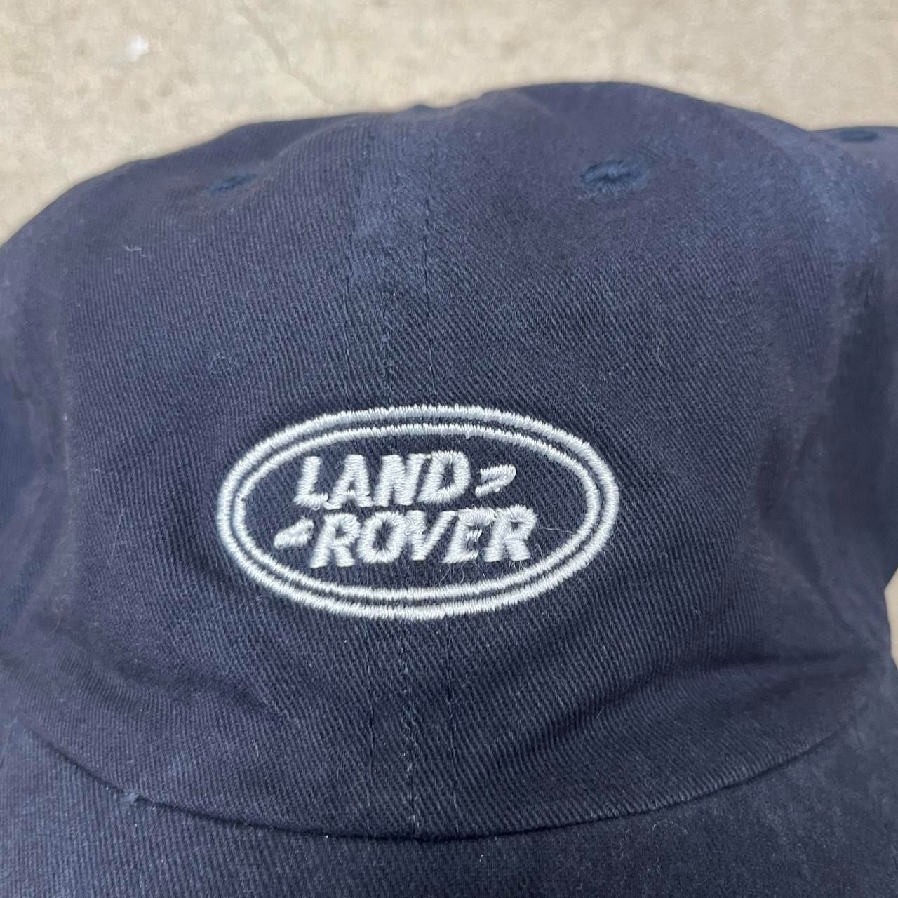 Streetwear Land Rover Navy Blue hat cap with embroidered logo | Grailed