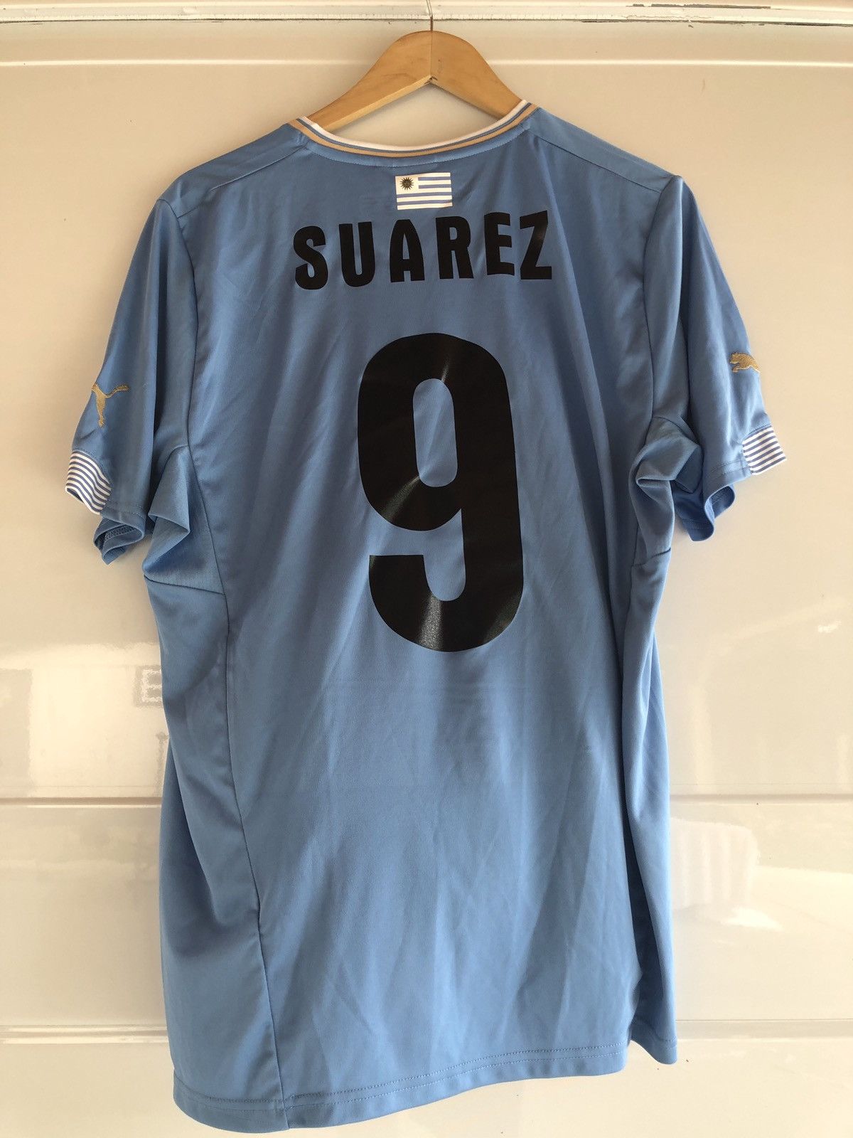 Puma × Soccer Jersey × Streetwear Crzy Uruguay Luis Suarez 9 Jersey ...