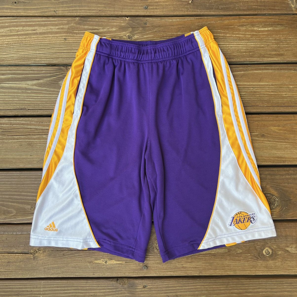 Adidas Vintage 2000’s Los Angeles Lakers NBA Basketball Shorts | Grailed