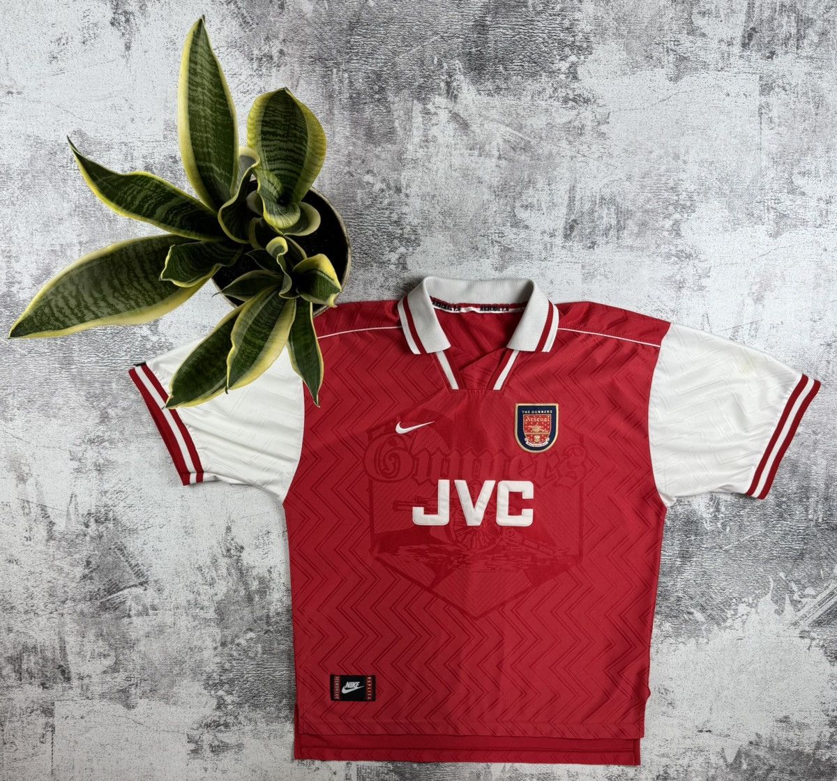 Nike Arsenal JVC London 1996/1998 Football T Shirt Jersey Kit | Grailed