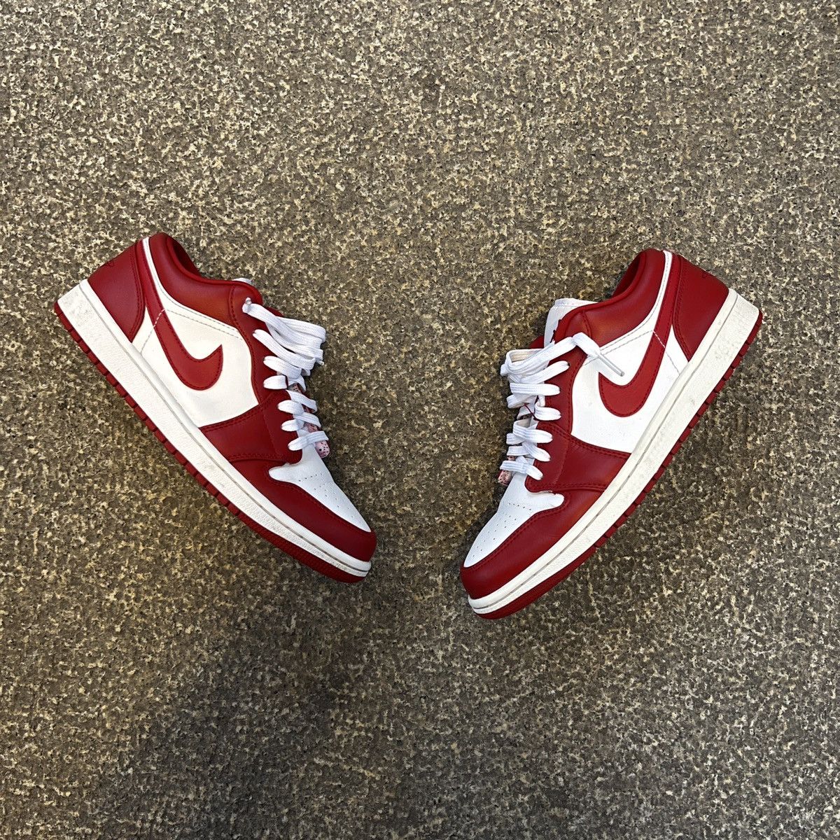 Jordan Brand × Nike Nike Air Jordan 1 Retro Low Chicago Gym Red White ...