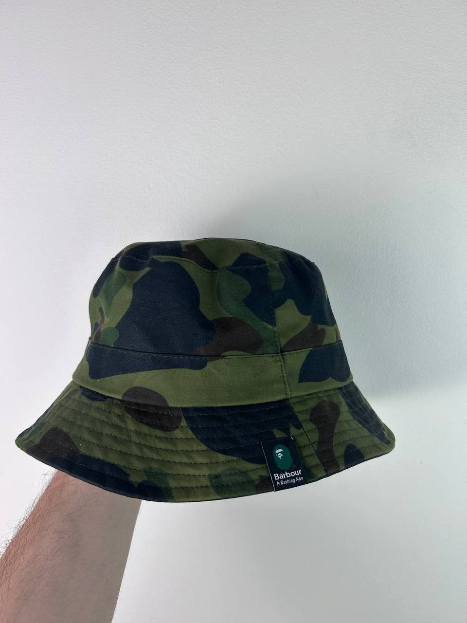Barbour Barbour X A bathing Ape Camo Bape Bucket Hat size M | Grailed