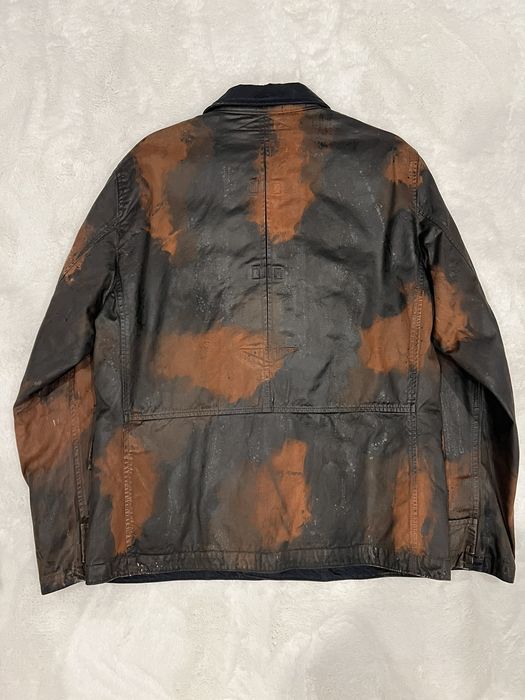 Stone Island Stone Island Hand Painted Raso Tortoise Shell Jacket | Grailed