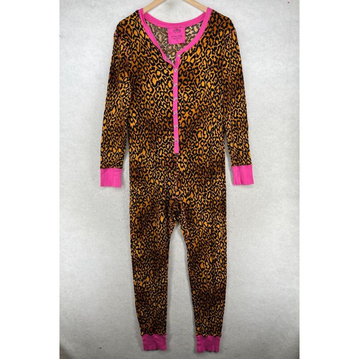 Victoria's Secret VICTORIAS SECRET Pajama L One Piece Leopard Animal ...