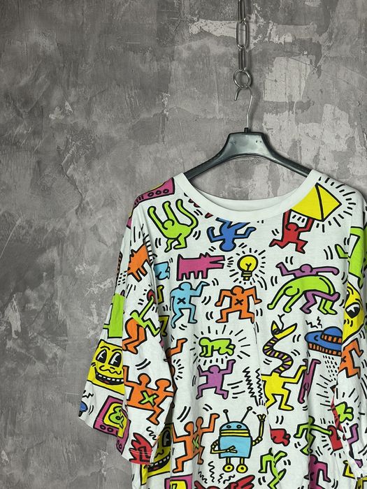Designer Rare ! Keith Haring x Joyrich Doodle oversized T-shirt | Grailed