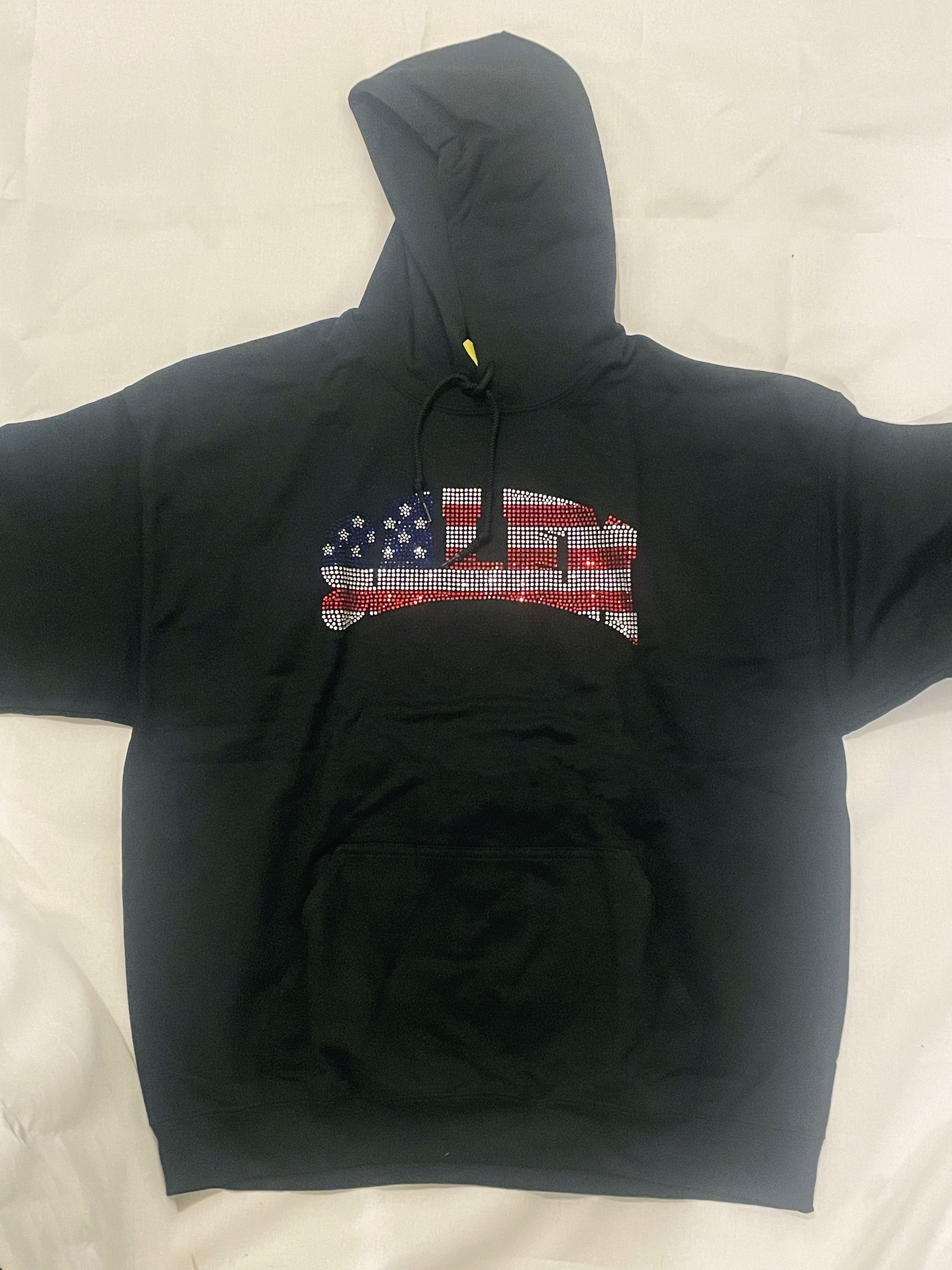 S4LEM SALEM / S4LEM American Hoodie XL **RHINESTONE** BRAND NEW | Grailed
