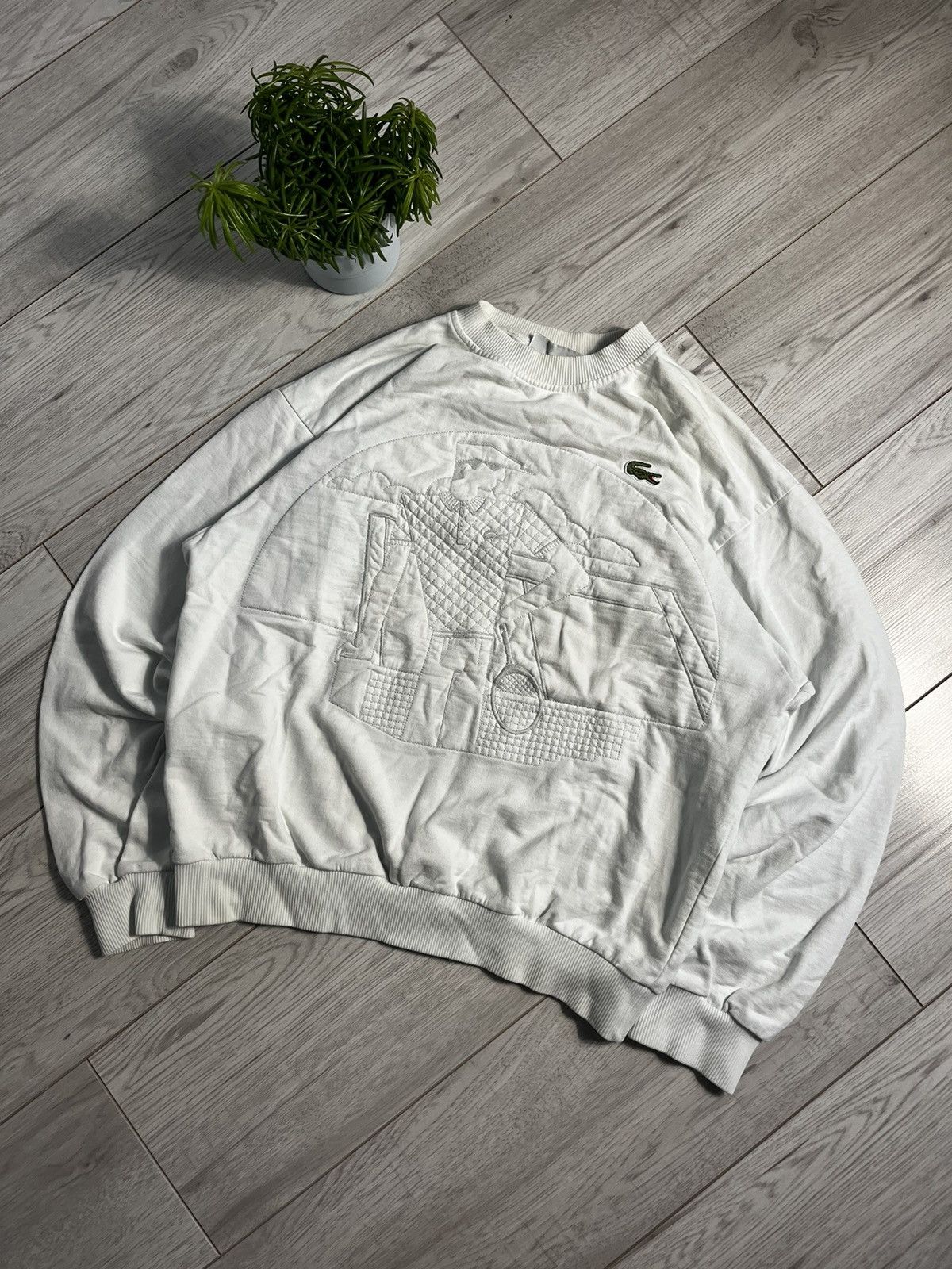 Lacoste × Streetwear × Vintage Sweater Lacoste Vintage Rare 80s Drip ...