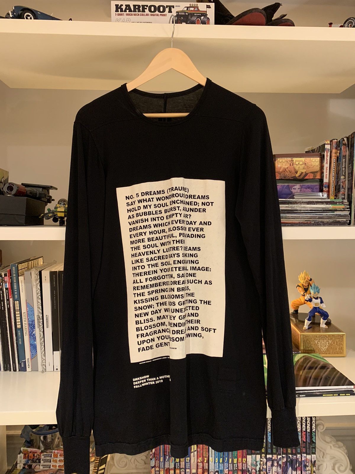 Rick Owens × Rick Owens Drkshdw Poem longsleeve tshirt | Grailed