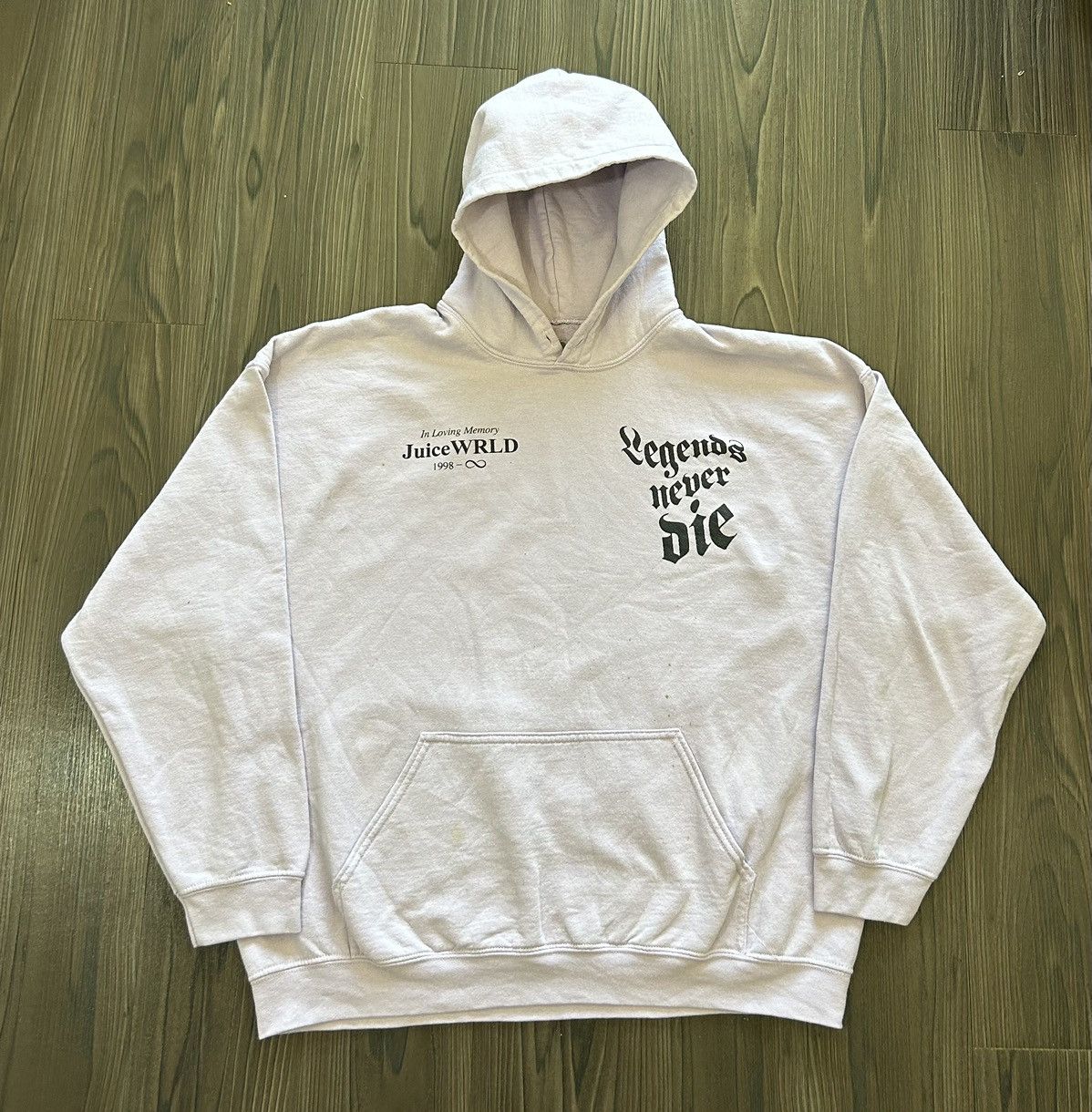 999 Club × Streetwear Juice WRLD 999 Club Pink ‘legends never die ...