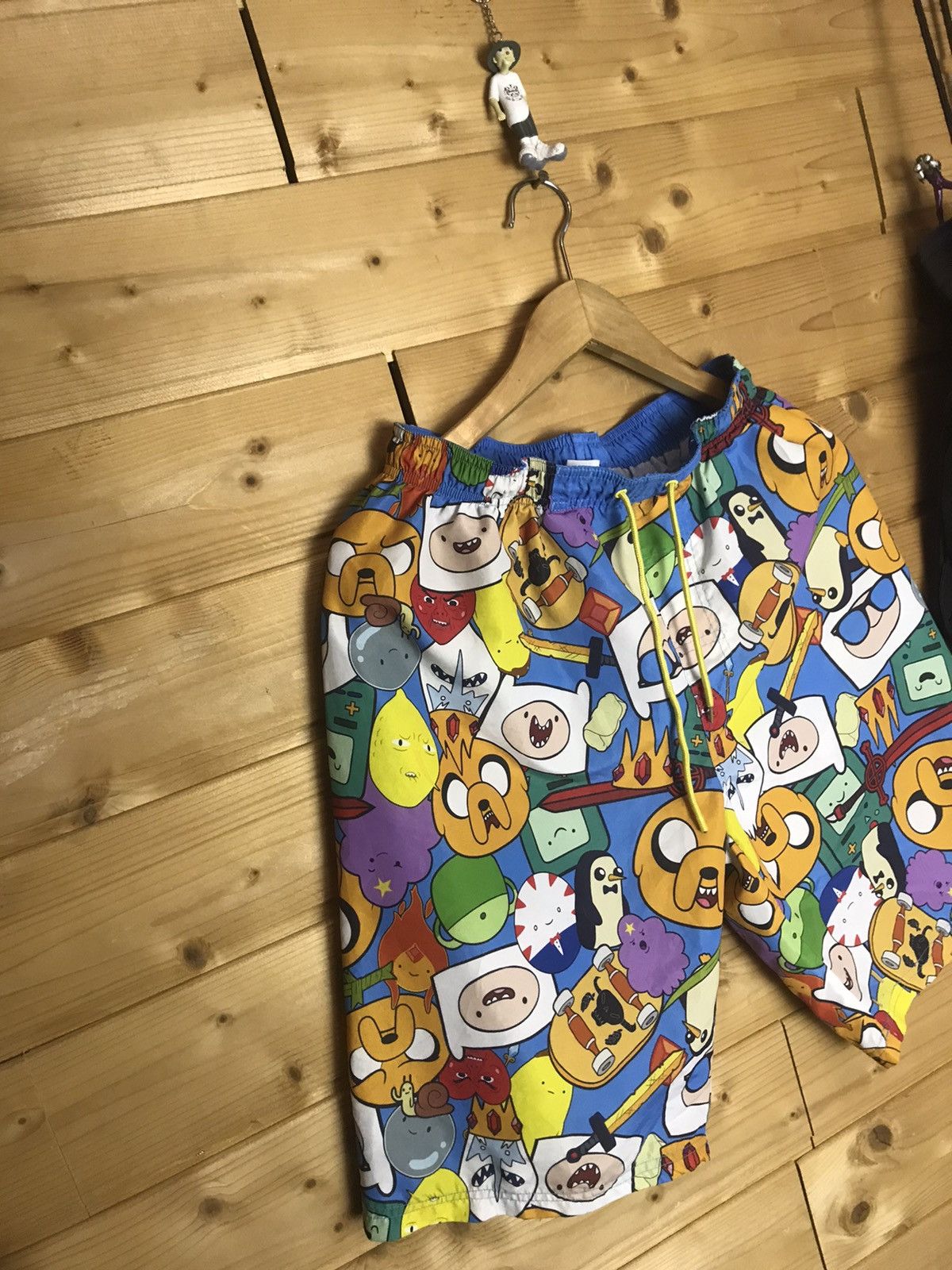 Cartoon Network Adventure Time over print shorts | Grailed
