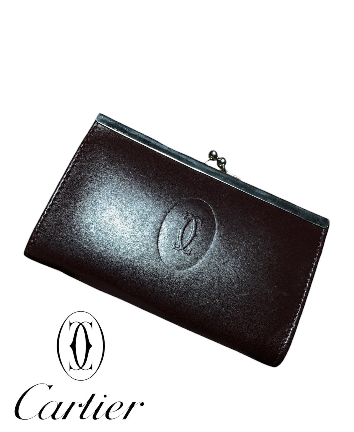 Cartier Cartier Leather Coin Holder Coin Pouch Wallet Vintage Rare ...