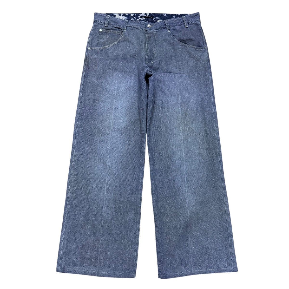 Versace Jeans Couture Versace Embroidery Denim Baggy Jeans | Grailed