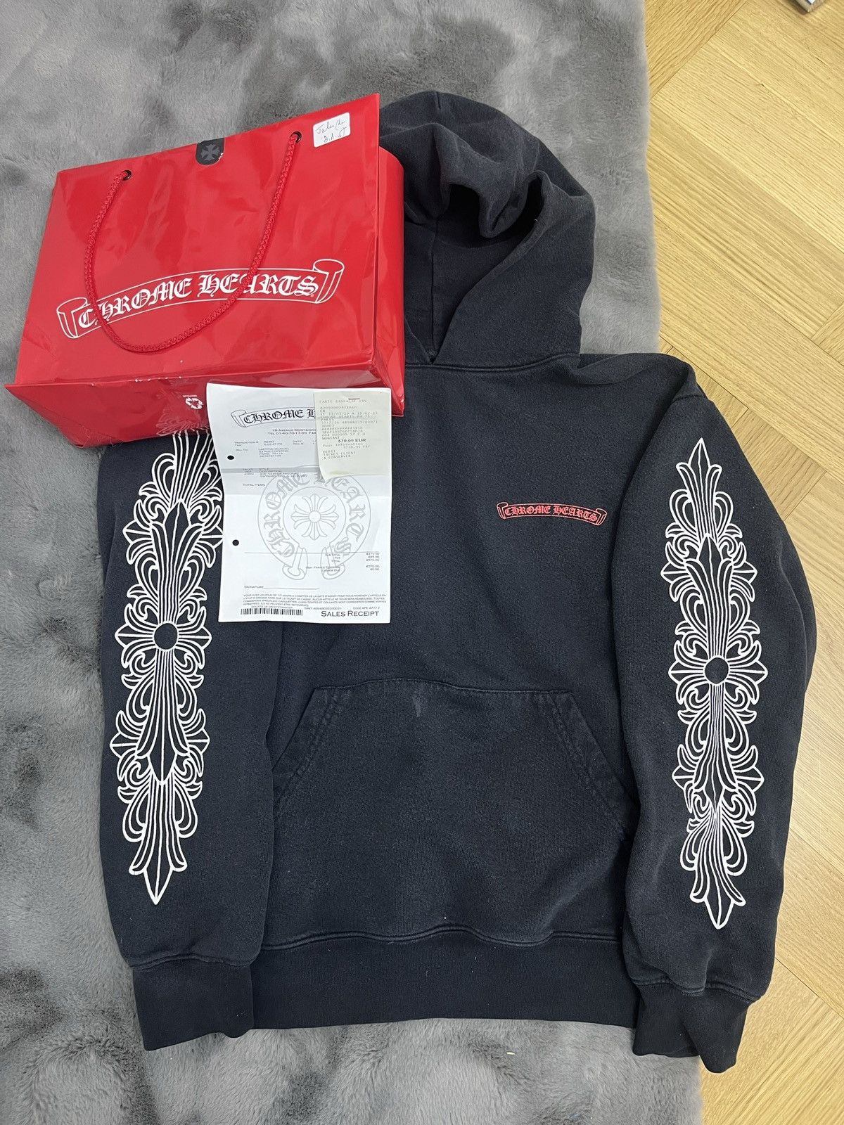Chrome Hearts Chrome Hearts Hoodie (RECEIPT) | Grailed