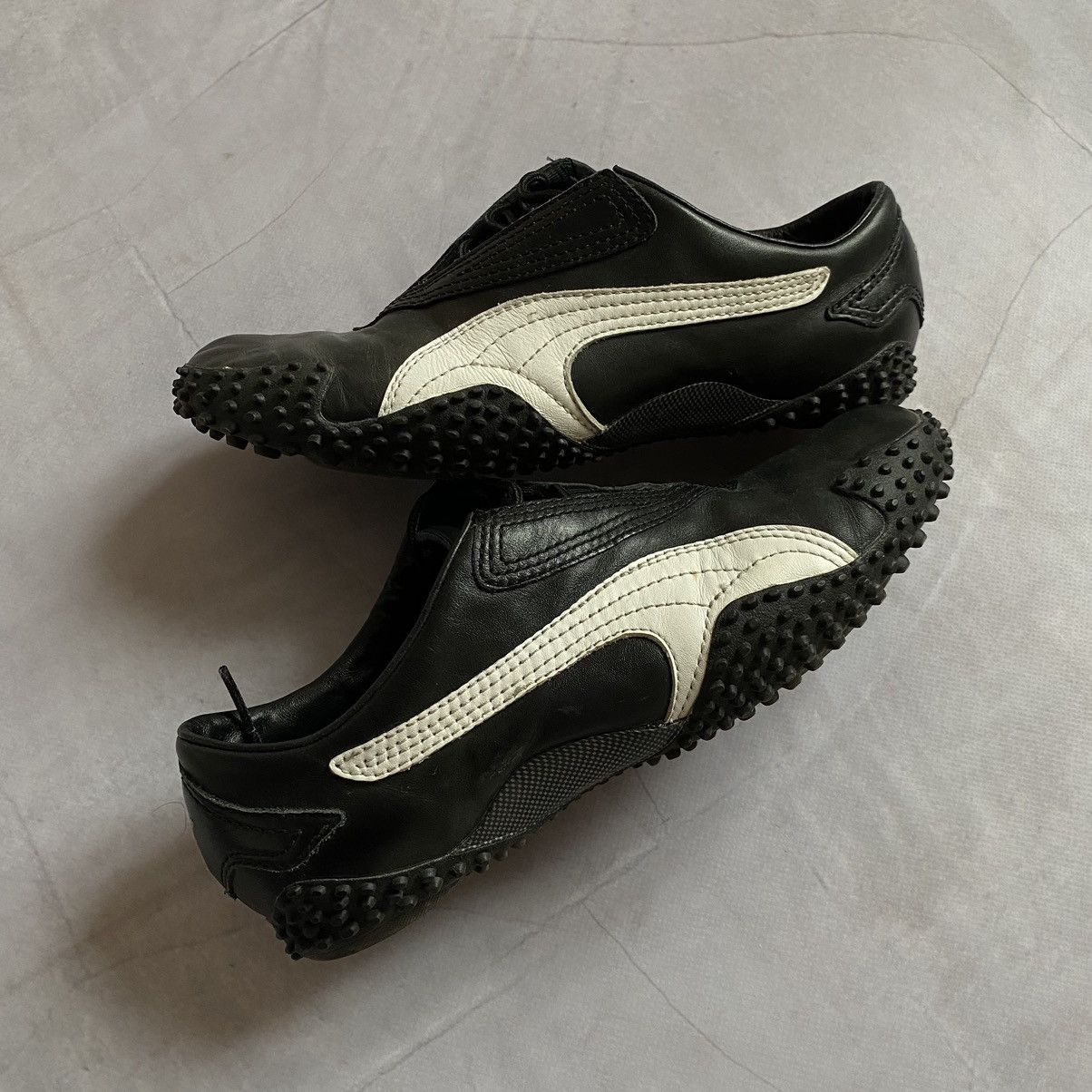 Japanese Brand × Puma × Vintage Vintage Puma Mostro Black White Leather ...