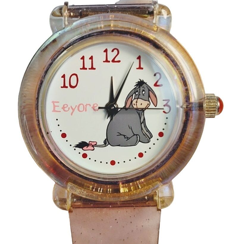 Disney Disney Winnie the Pooh Eeyore Pink Sparkle Watch Women | Grailed