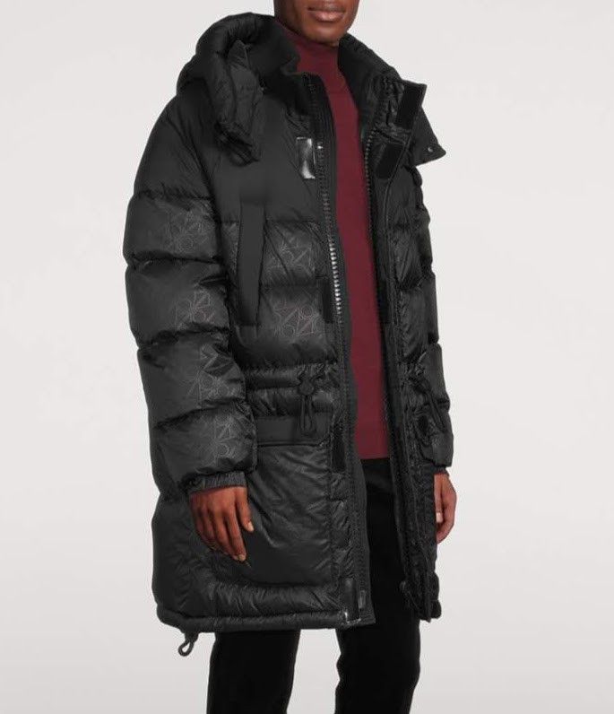 Moose Knuckles Holcombe Anorak Down Jacket with Monogram Print | Grailed
