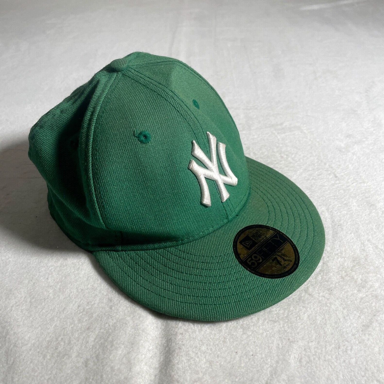New Era New Era New York Yankees Hat Green 7 1/4 59FIFTY Fitted Cap ...