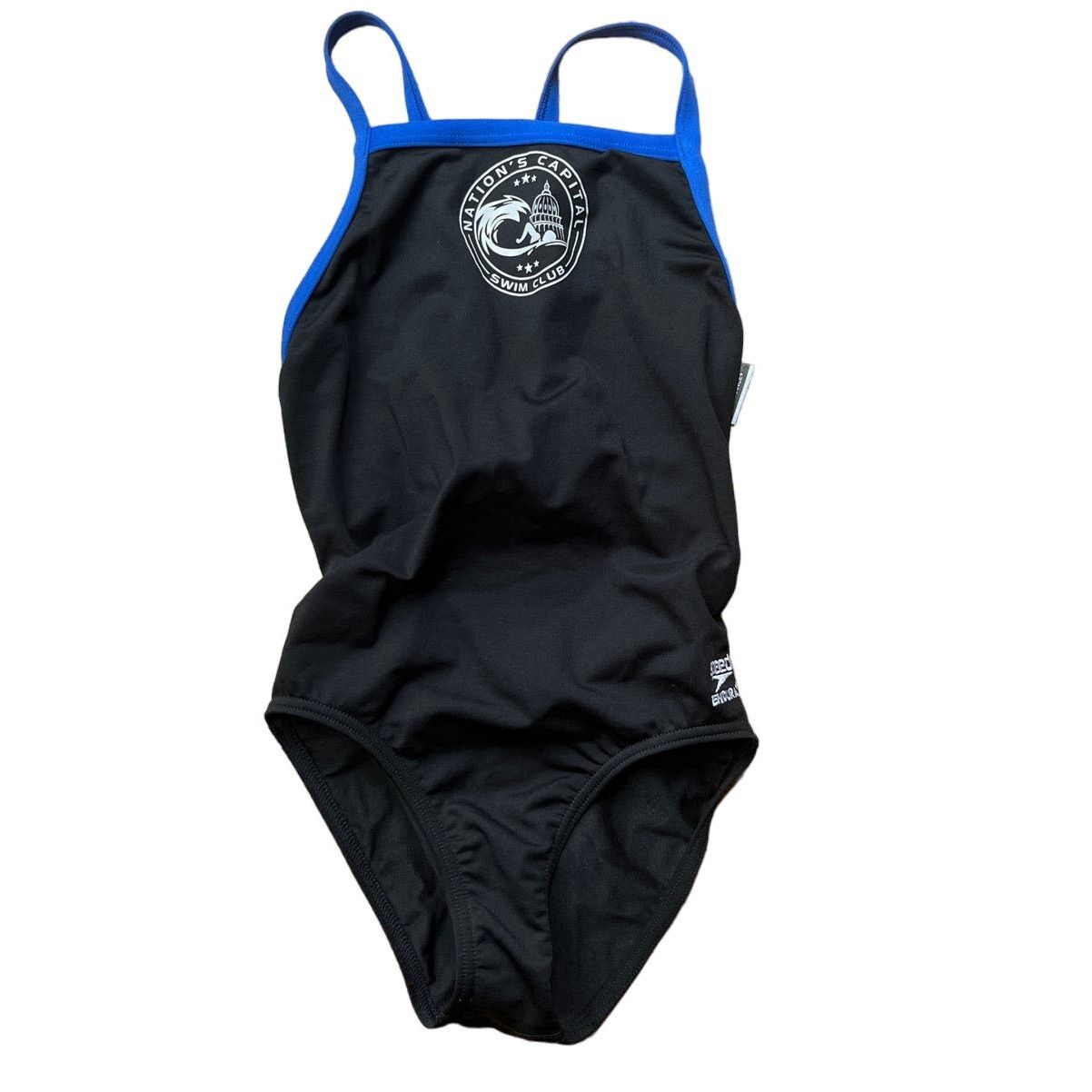 Speedo Speedo Endurance + Black Flyback Training one piece swimsuit ...