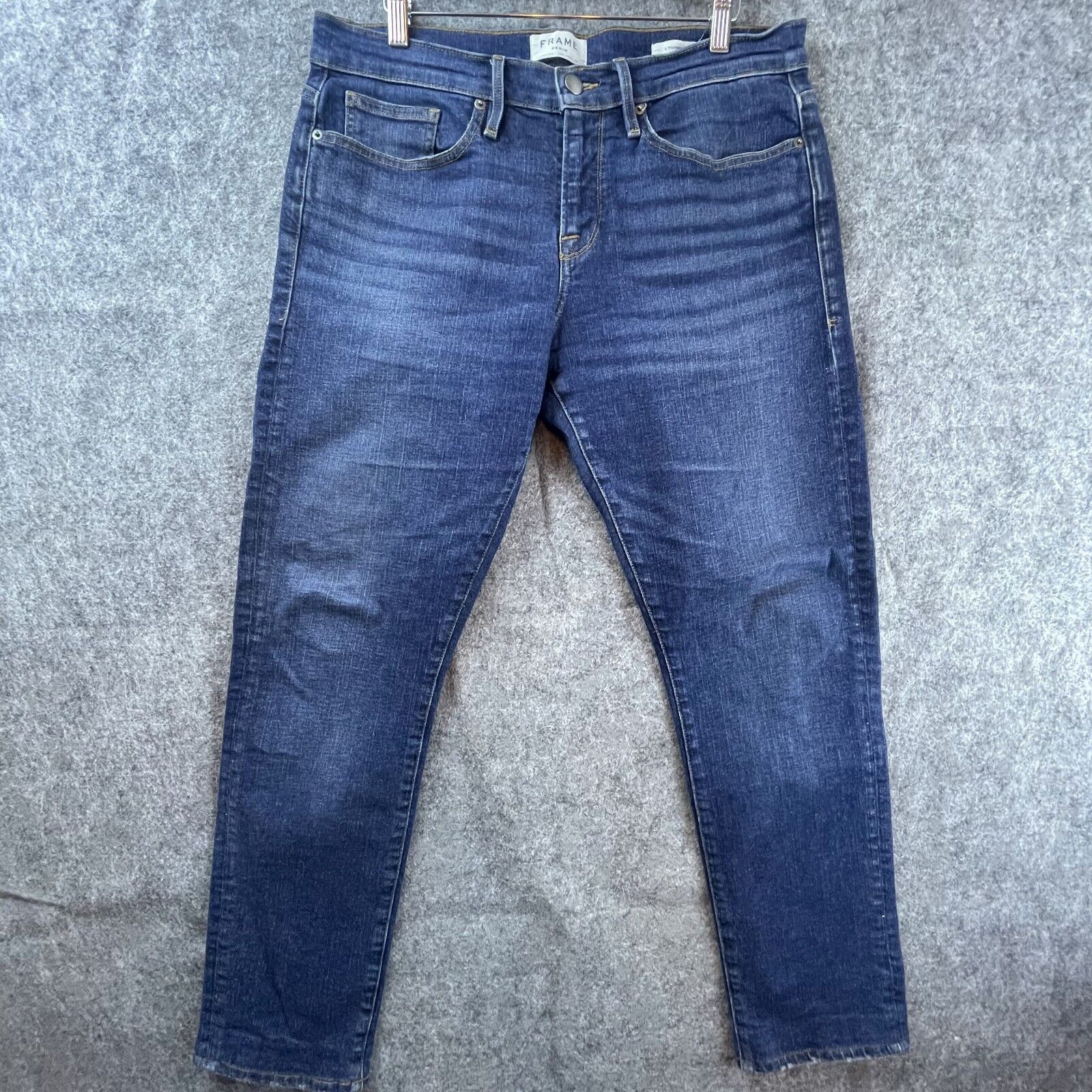 Frame Frame Jeans Mens 33 L'Homme Slim Blue Denim Cotton Straight | Grailed