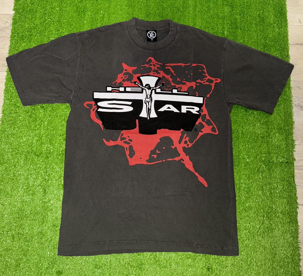 HELLSTAR Hellstar Jesus Emblem Tee | Grailed