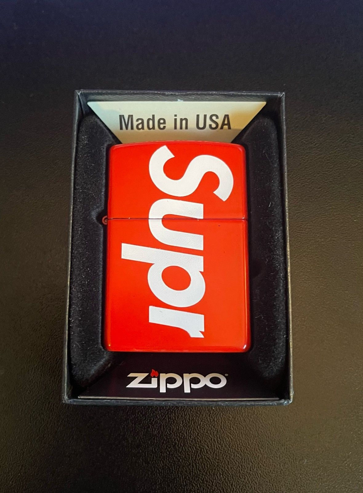 Supreme × Zippo Supreme x Zippo Red Logo | Grailed