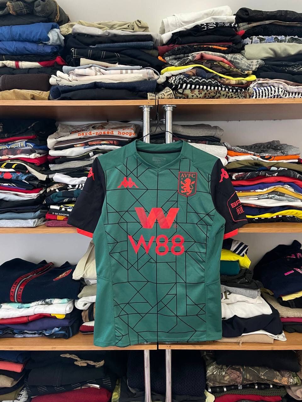 Kappa × Vintage ASTON VILLA KAPPA 2019/2020 SOCCER JERSEY Football AVFC ...