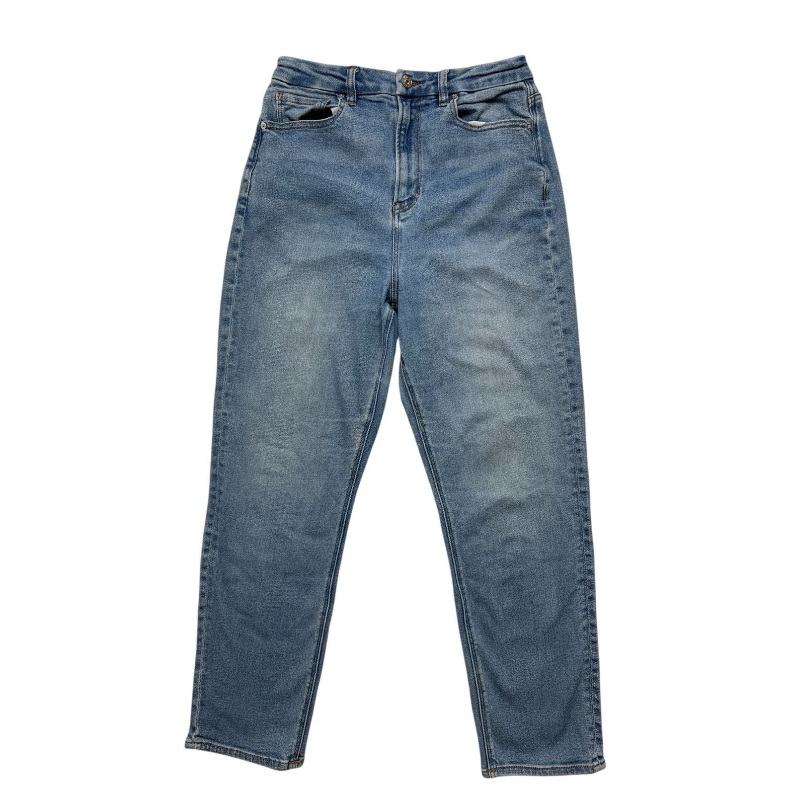 American Eagle Outfitters AMERICAN EAGLE Light Wash Curvy Mom Jeans Sz ...