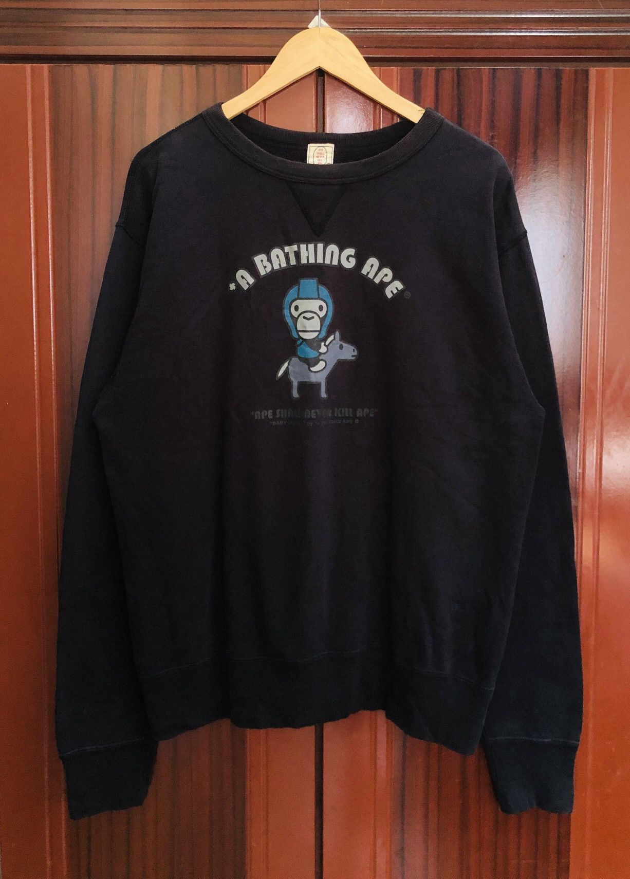 Bape OG Vintage 2000 A Bathing Ape Baby Milo General Sweatshirts | Grailed